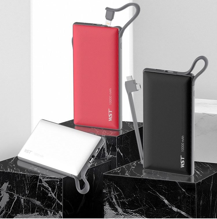 Premium WST Fast Charging 10,000mAh 4 in1 Powerbank
